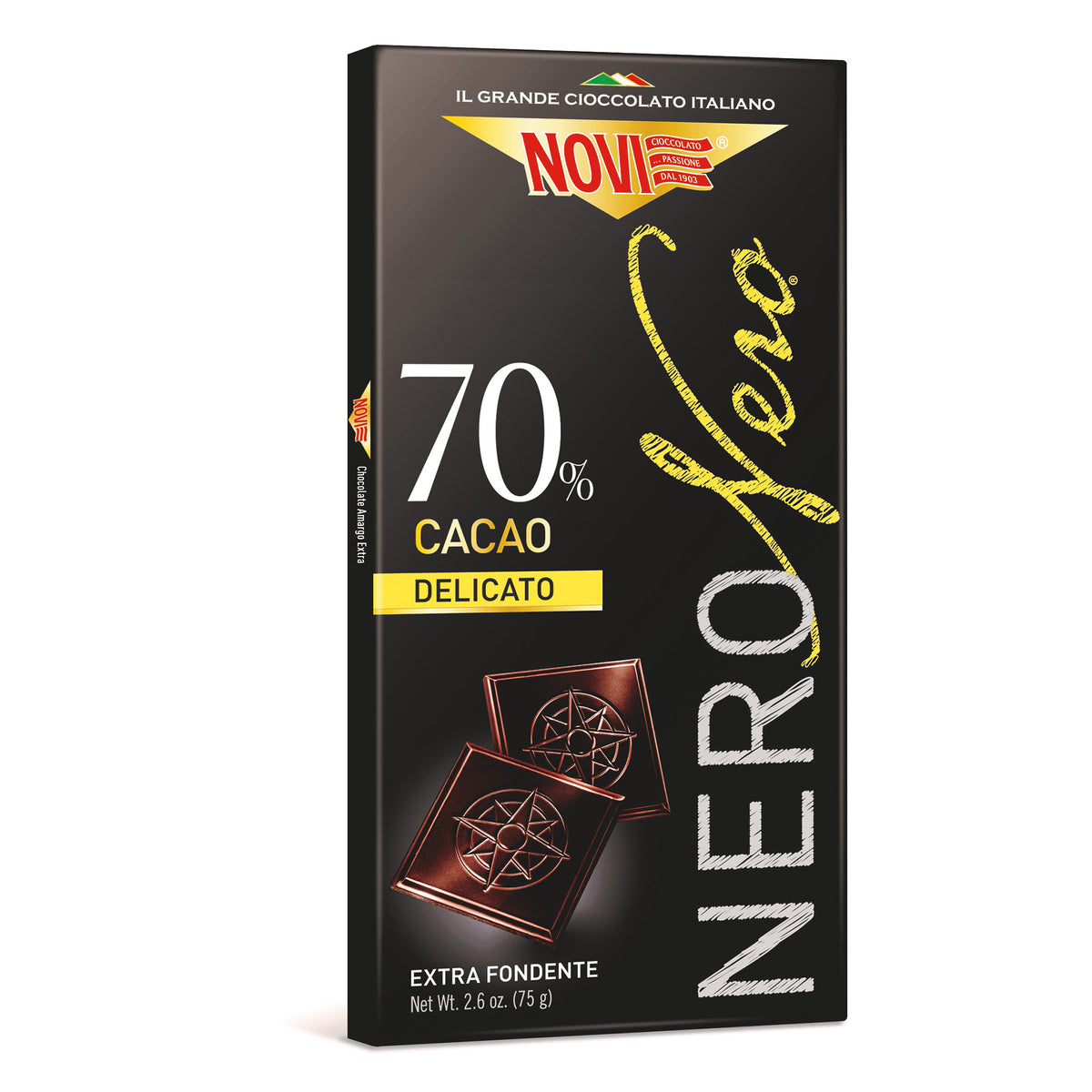 Novi Nero Nero 70% Cacao 75g – Elah Dufour Novi e-Shop