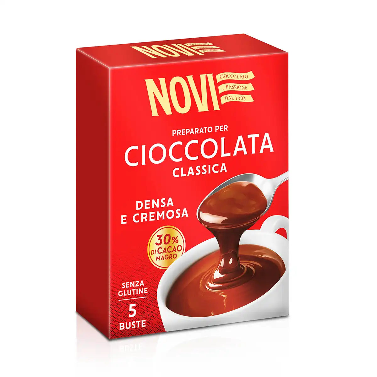 Preparato per Cioccolata Calda Novi (5 x 25g) – Elah Dufour Novi e-Shop
