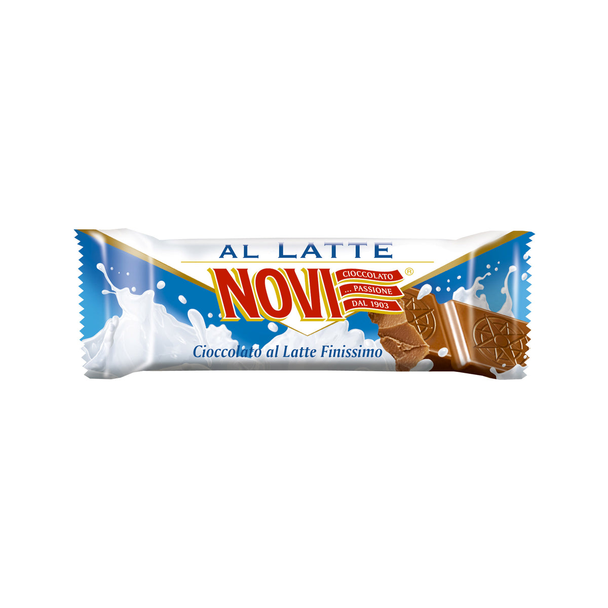 Barretta Cioccolato al Latte Novi 25g – Elah Dufour Novi e-Shop