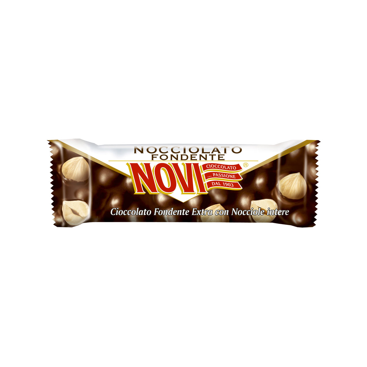 Barretta Nocciolato Fondente Novi 30g – Elah Dufour Novi e-Shop