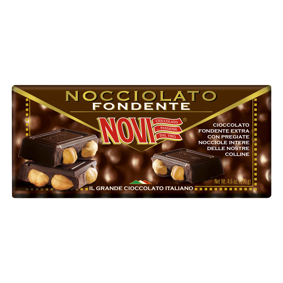 Novi Nocciolato Fondente 130g – Elah Dufour Novi e-Shop